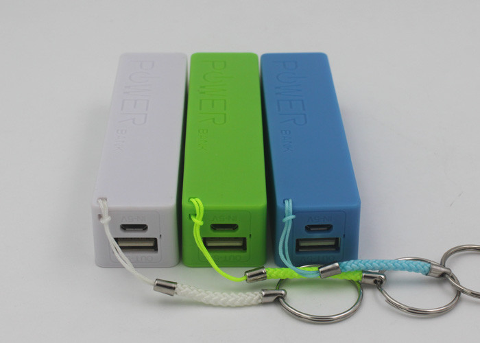 Plastic Keychain Portable USB Power Bank For Smartphones , Usb Battery ...